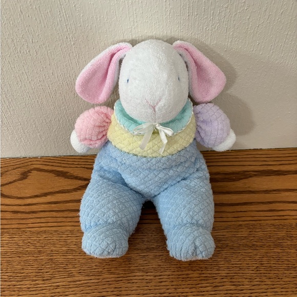 Eden | Toys | Vtg Eden Pastel Terry Cloth Rabbit Baby Plush Stuffed ...
